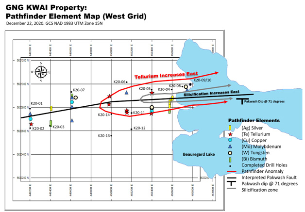 Additional Pathfinder Element Data Refines Anomaly Trend on Pakwash ...